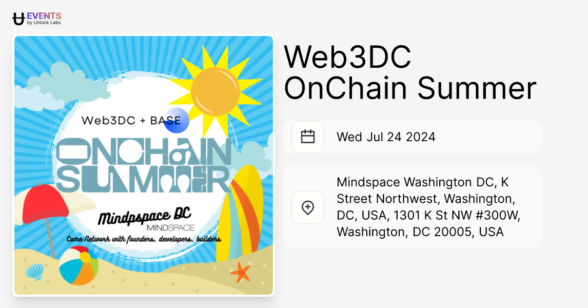 Web3DC OnChain Summer